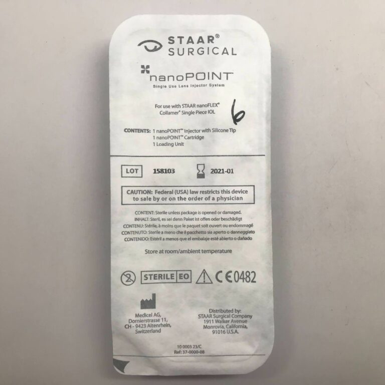 STAAR SURGICAL 37-0000-08 NanoPoint Single-Use Lens Injector System (X ...