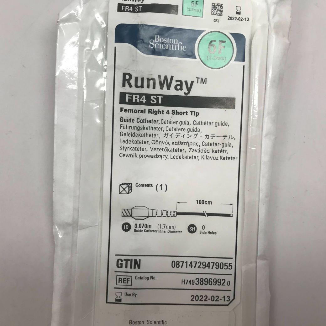 BOSTON SCIENTIFIC 3896992 RunWay Femoral Right 4 Short Tip Guide ...