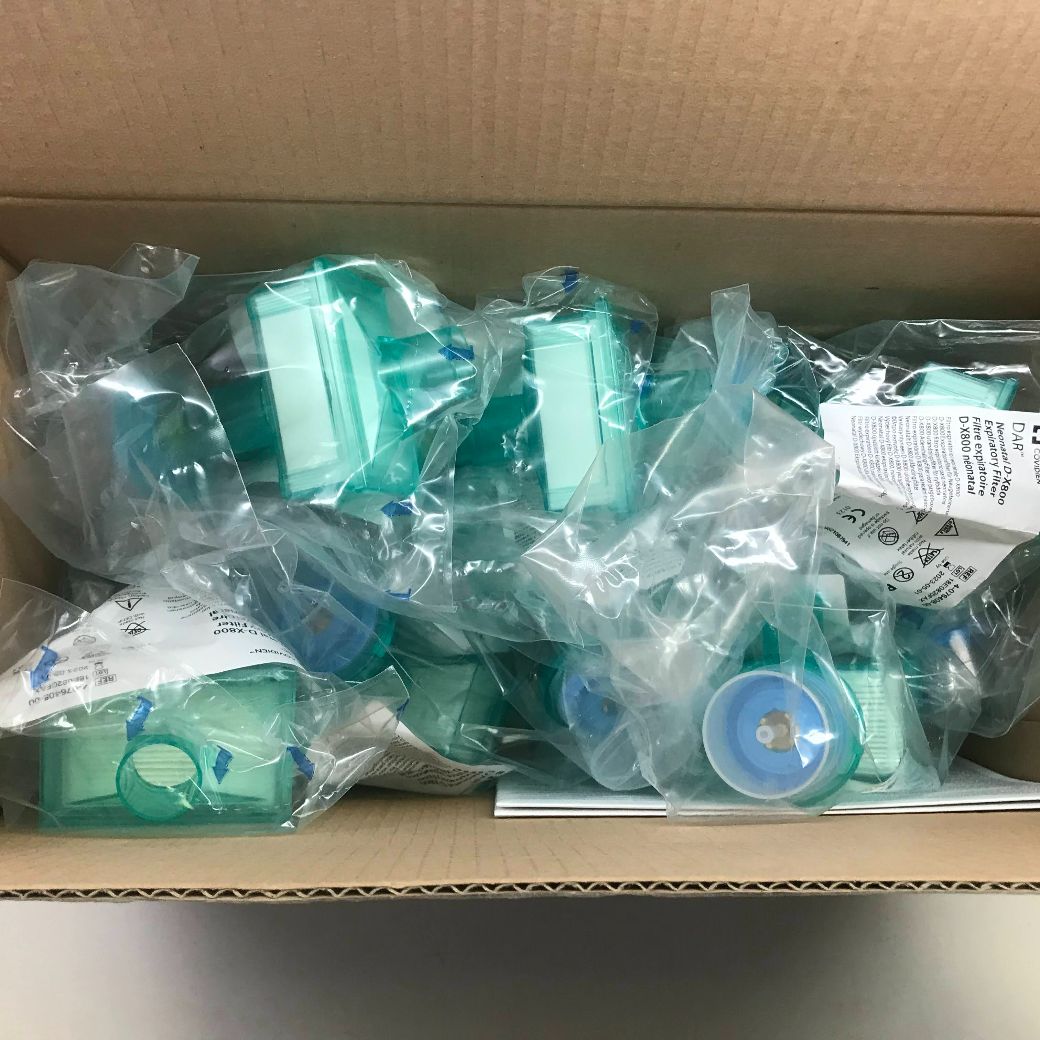 COVIDIEN 4-076408-00 DAR Neonatal D-X800 Expiratory Filter (12/Box) (X ...