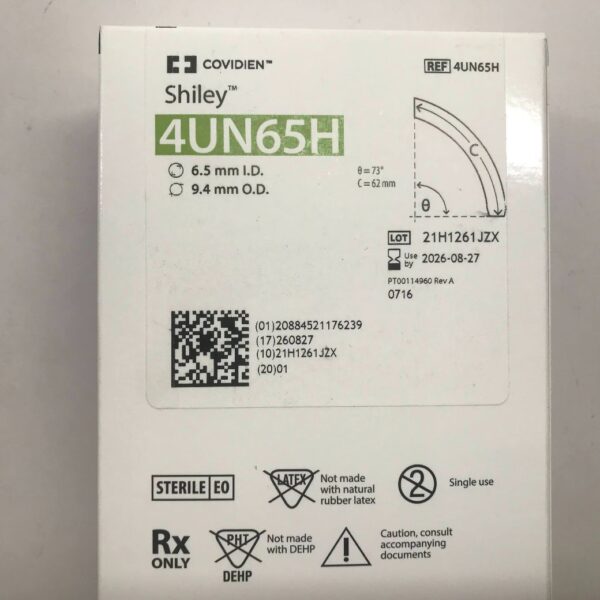 COVIDIEN 4UN65H Shiley Adult Flexible Tracheostomy Tube Cuffless ...