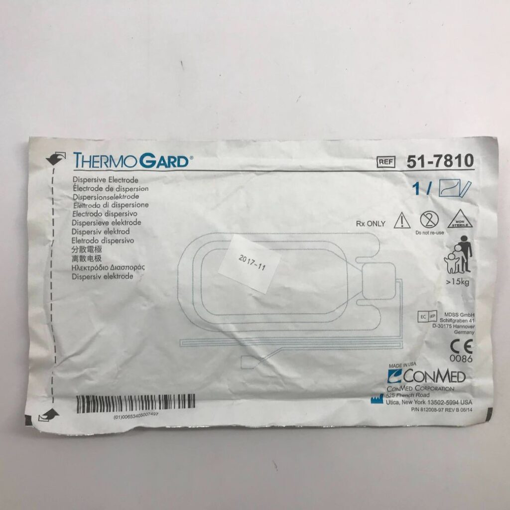CONMED 51-7810 Thermo Gard Dispersive Electrode (X) - GB TECH USA
