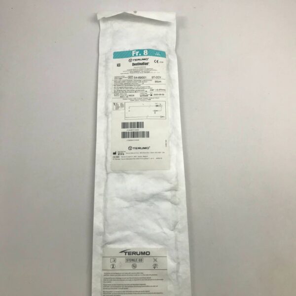 TERUMO 54-89001 Destination Peripheral Guiding Sheath, 8Fr, 90cm, .038 ...
