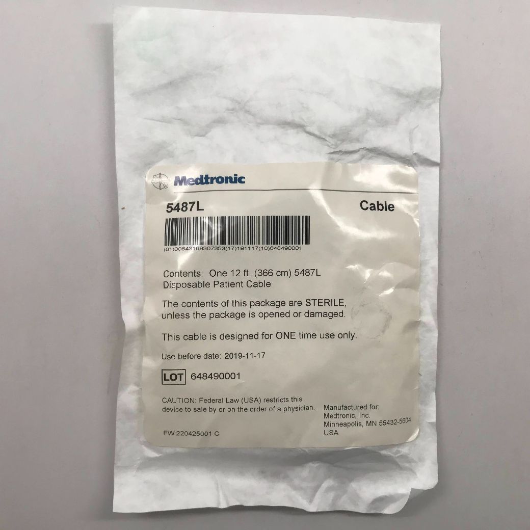 MEDTRONIC 5487L Disposable Patient Cable, 12Ft (X) - GB TECH USA