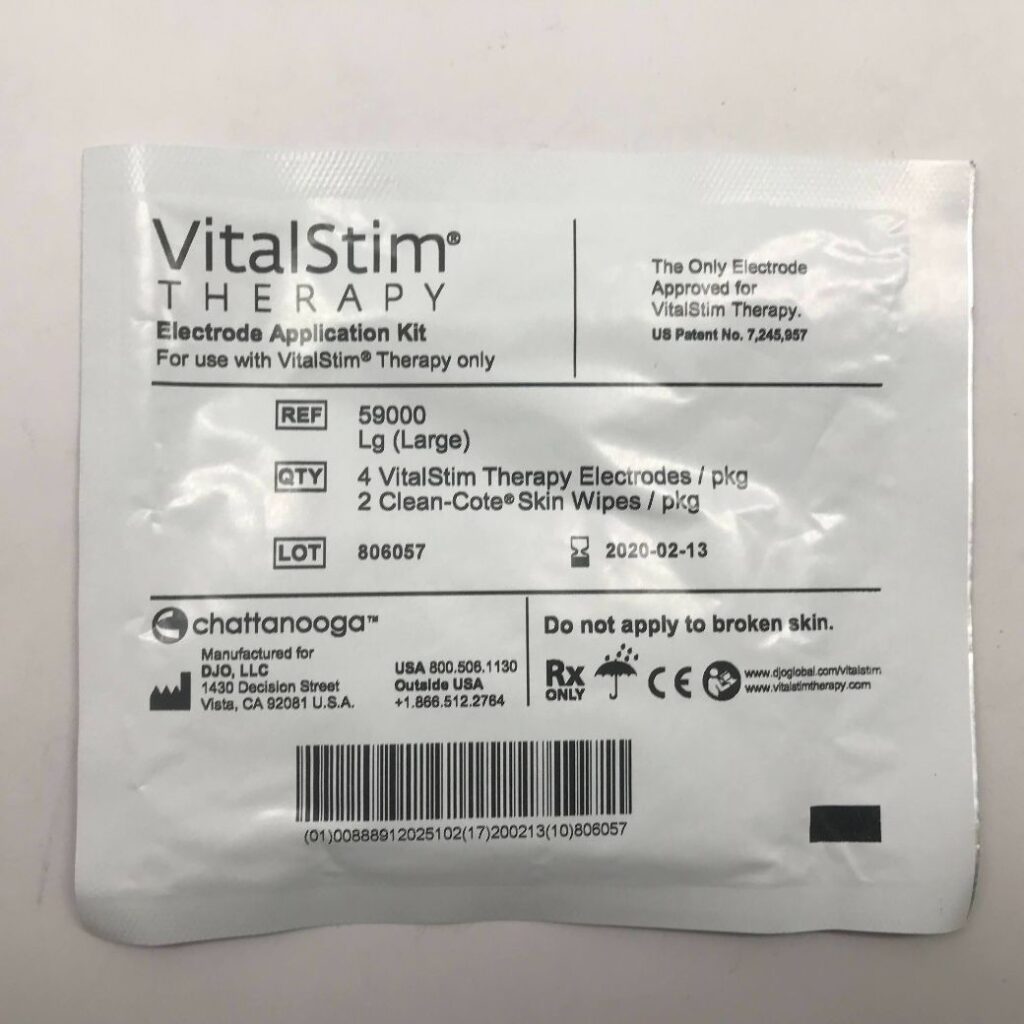 DJO 59000 VitalStim Therapy Electrode Application Kit, Large (X) - GB ...