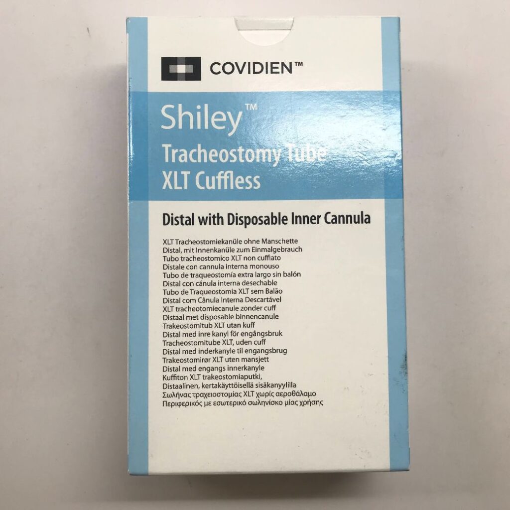 COVIDIEN 60XLTUD Shiley Tracheostomy Tube XLT Cuffless, Distal With ...