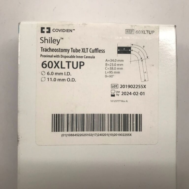 COVIDIEN 60XLTUP Shiley Tracheostomy Tube XLT Cuffless, Proximal With ...
