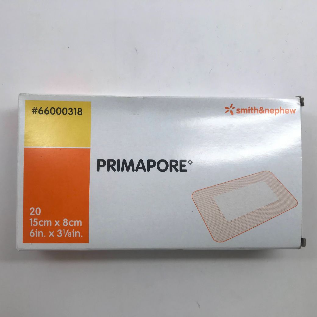 SMITH AND NEPHEW 66000318 Primapore Wound Dressing, 15cm x 8cm (20/Box ...