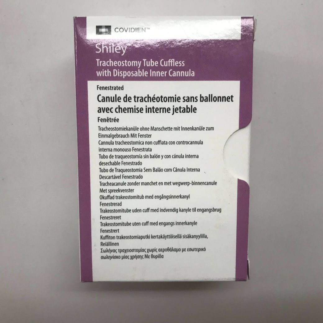 COVIDIEN 6DCFN Shiley Tracheostomy Tube Cuffless With Disposable Inner ...