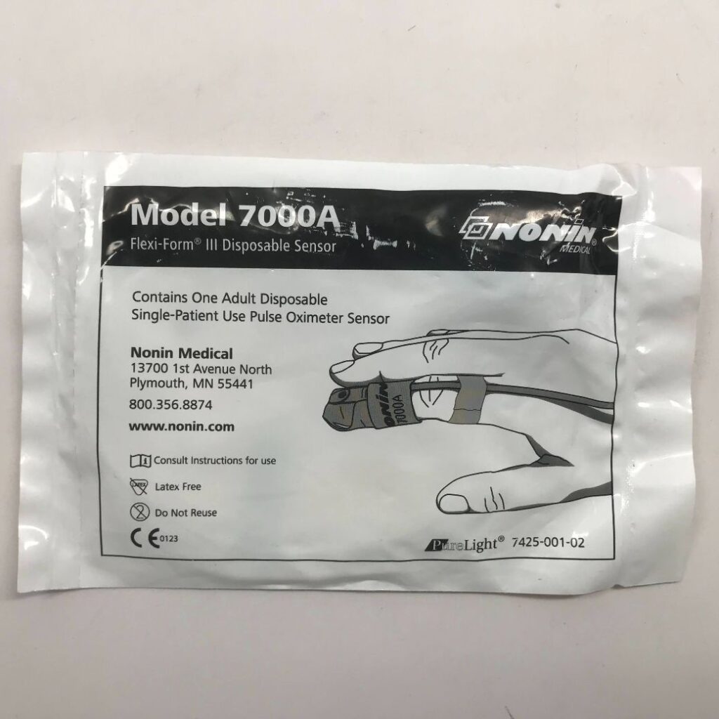 NONIN 7000A Flexi-Form III Disposable Pulse Oximeter Sensor - GB TECH USA