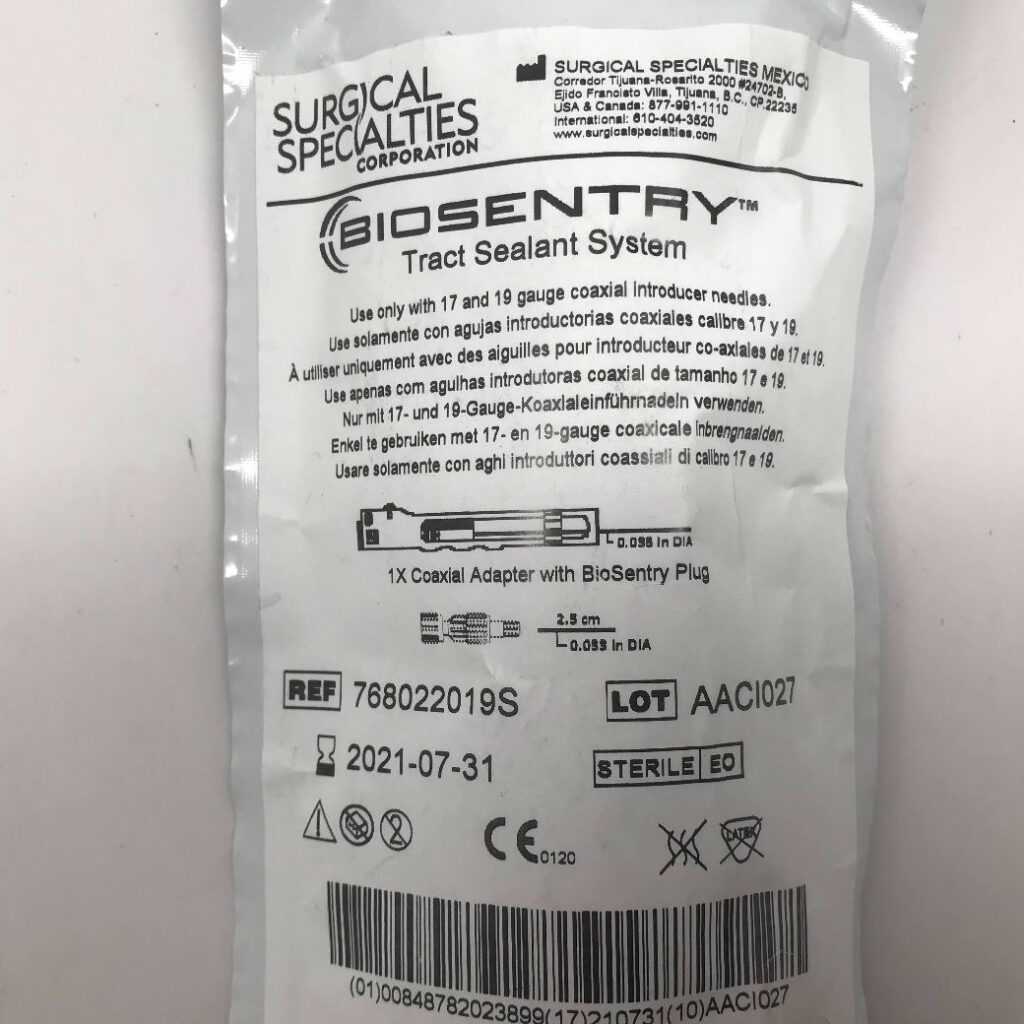SURGICAL SPECIALTIES 768022019S Biosentry Tract Sealant System (X) - GB ...