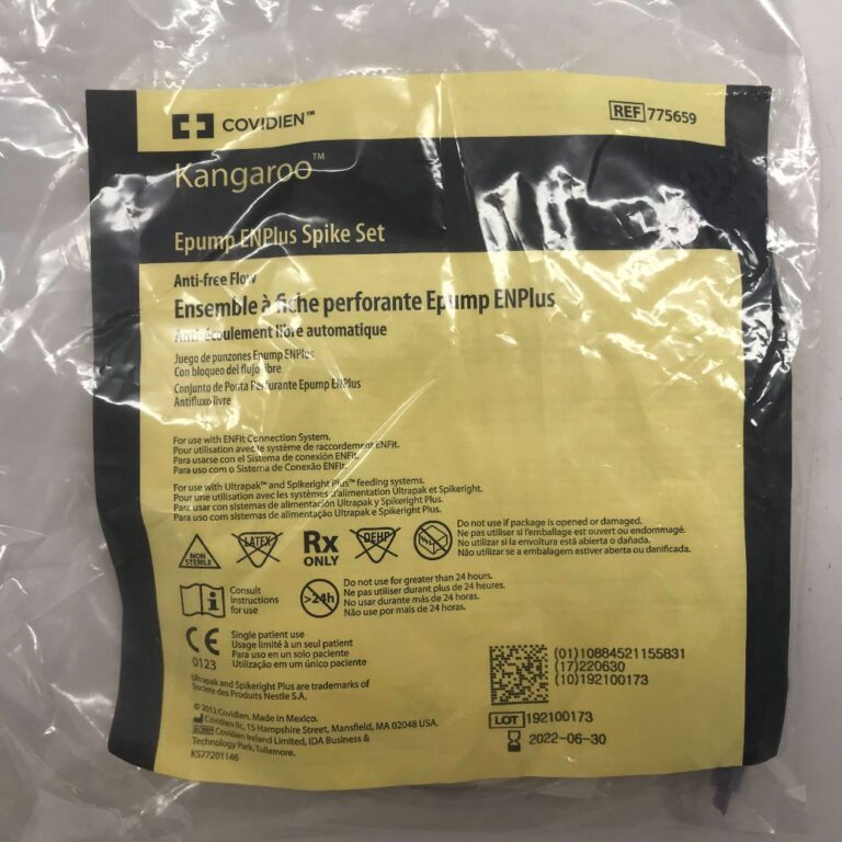 COVIDIEN 775659 Kangaroo Epump ENPlus Spike Set, Anti-Free Flow – GB ...