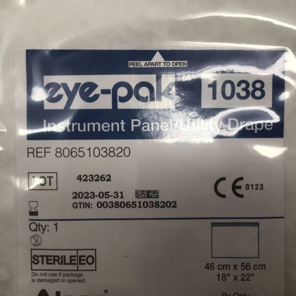 ALCON 8065103820 Eye-Pak Instrument Panel/Utility Drape, 46cm x 56cm ...