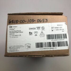 COVIDIEN 86043 Shiley Lo-Pro Oral/Nasal Tracheal Tube Cuffed, Murphy ...