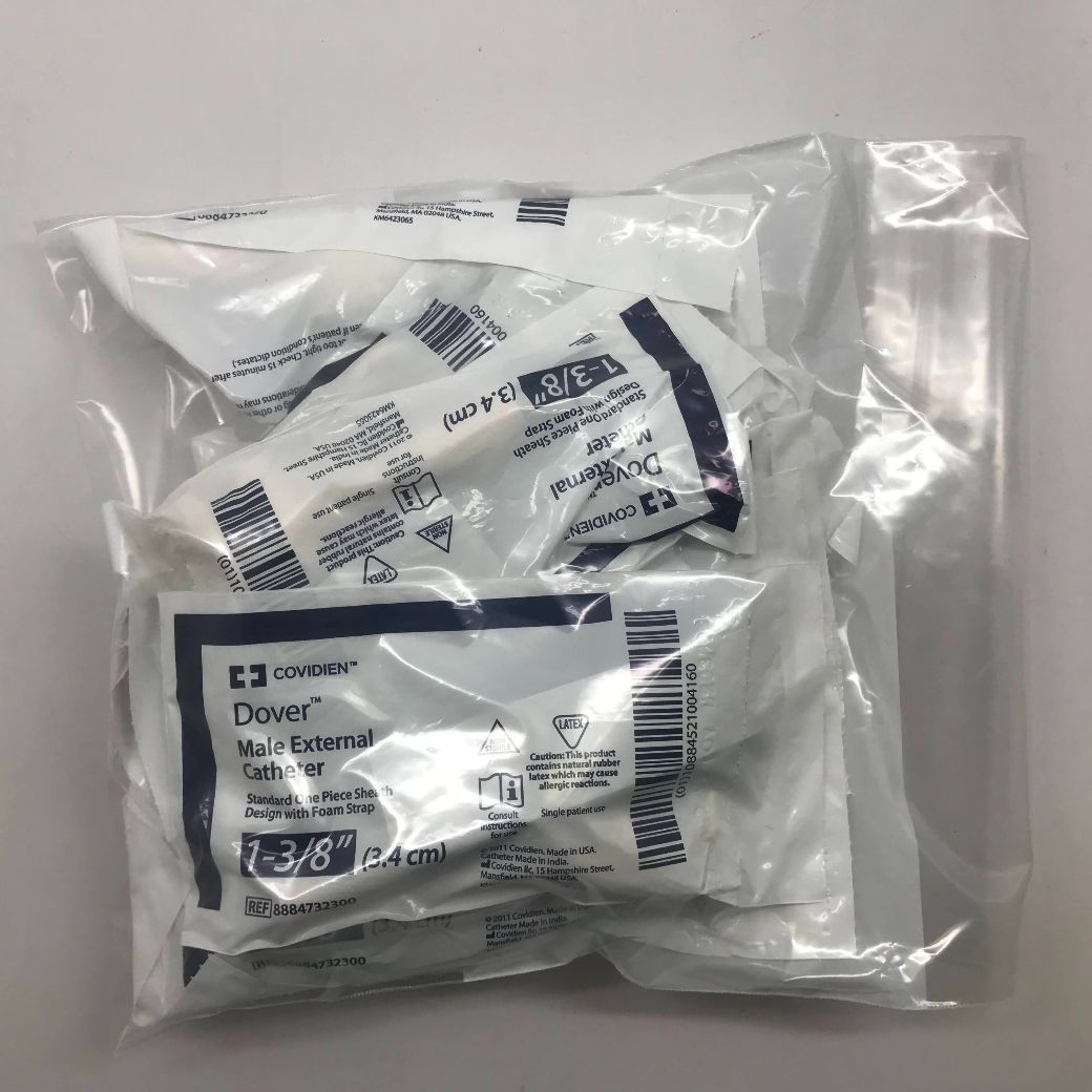 COVIDIEN 8884732300 Dover Male External Catheter, Standard One Piece ...