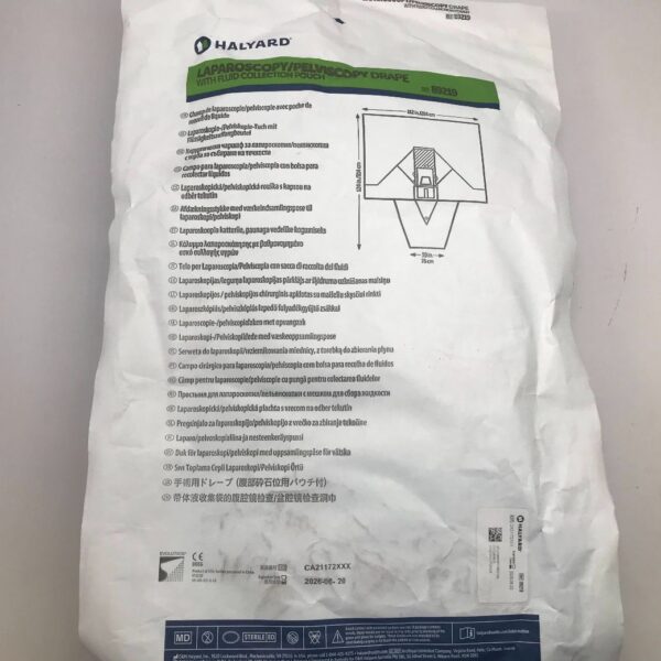 HALYARD 89219 Laparascopy/Pelviscopy Drape With Fluid Collection Pouch ...