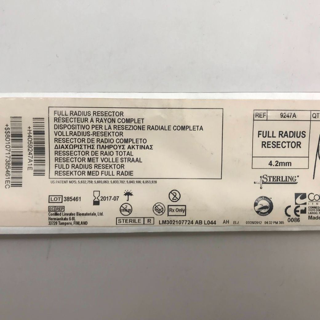 CONMED 9247A Full Radius Resector, 4.2mm - GB TECH USA