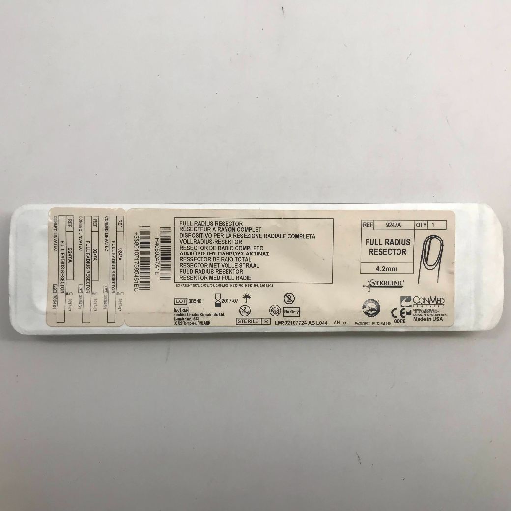 CONMED 9247A Full Radius Resector, 4.2mm - GB TECH USA