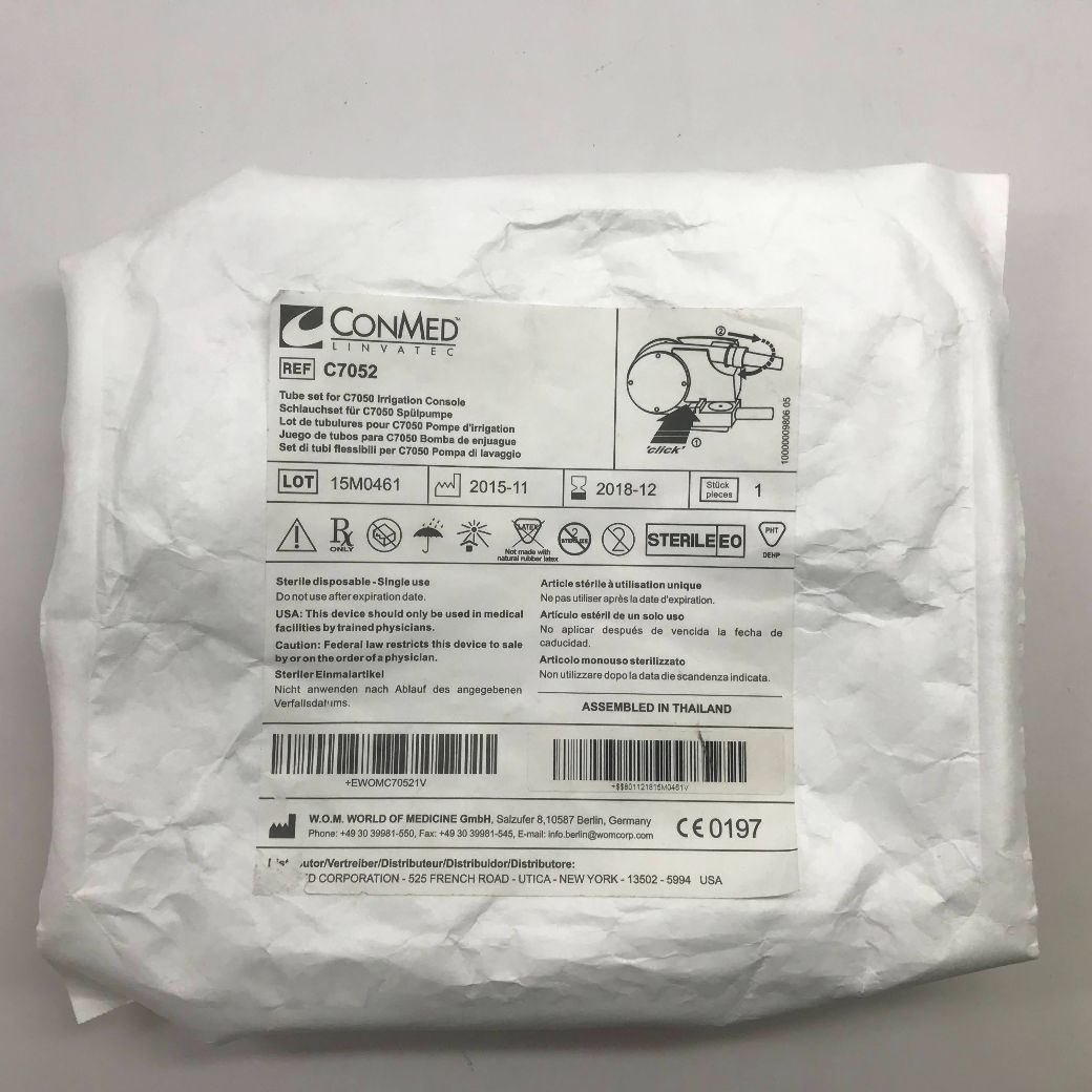 CONMED C7052 WOM Tube Set For C7050 Irrigation Console (X) - GB TECH USA