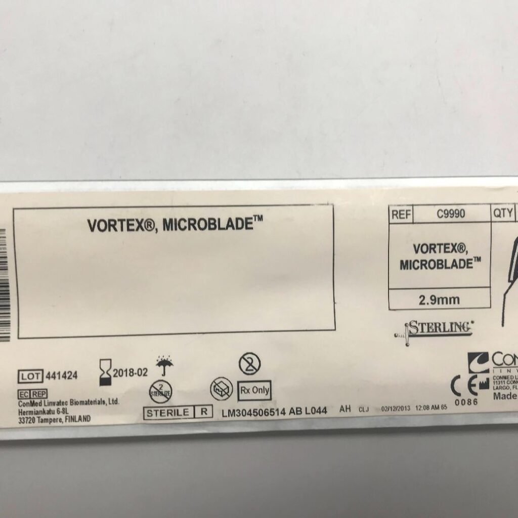 CONMED C9990 Vortex Microblade 2.9mm (X) - GB TECH USA
