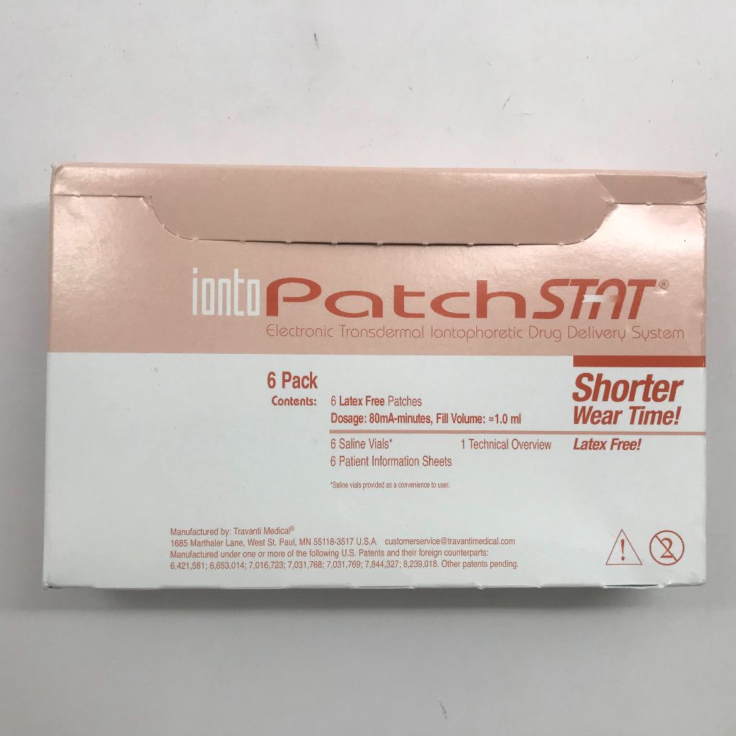 TRAVANTI MEDICAL D-0062-080 Ionto Patch STAT Electronic Transdermal ...