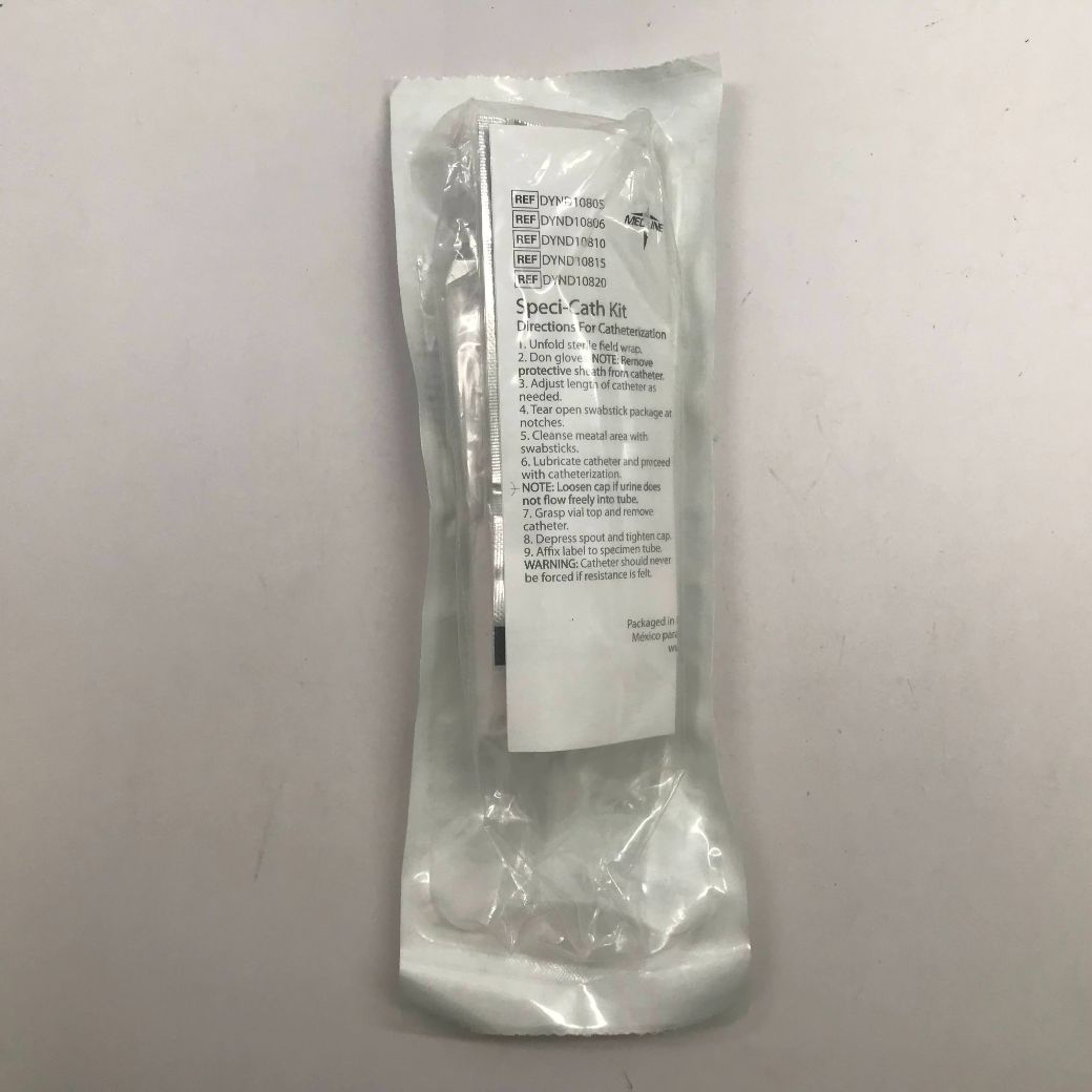 MEDLINE DYND10805 Female Speci-Cath Kit, 8Fr, 6.5", Powder-Free Vinyl ...