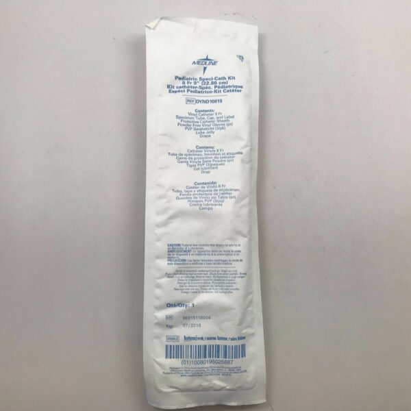MEDLINE DYND10815 Pediatric Speci-Cath Kit, Vinyl Catheter, Specimen ...