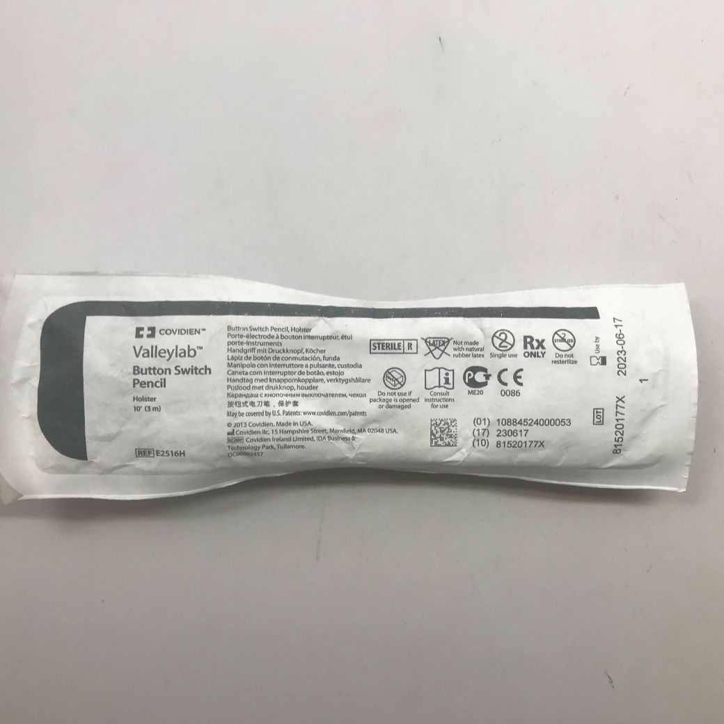 COVIDIEN E2516H Valleylab Button Switch Pencil, Holster, 10′ – GB TECH USA
