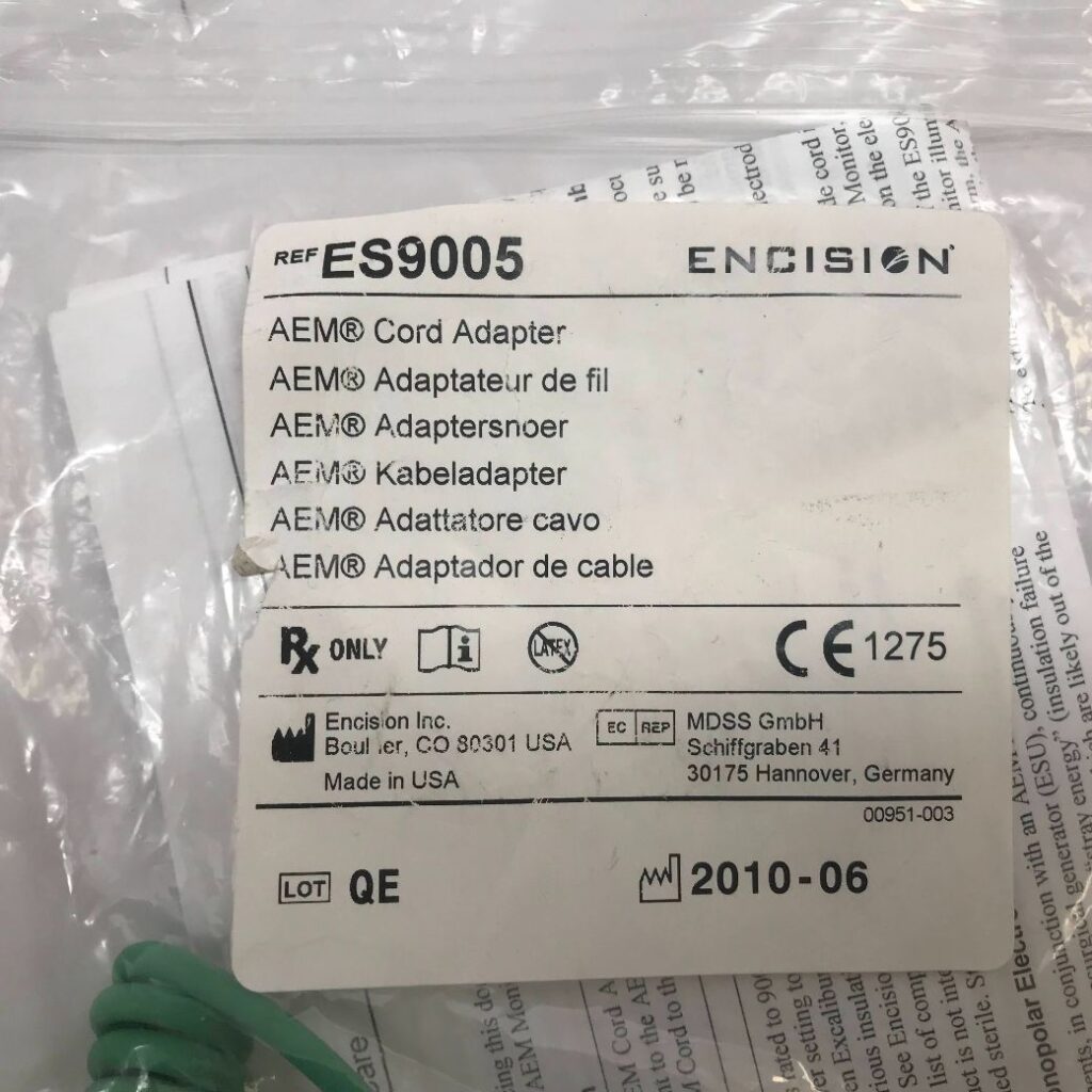 ENCISION ES9005 AEM Cord Adapter - GB TECH USA