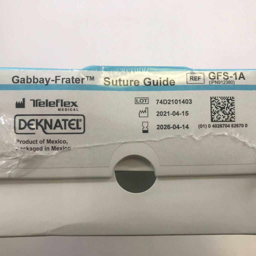 TELEFLEX GFS-1A Gabbay-Frater Suture Guide (4/Box) - GB TECH USA