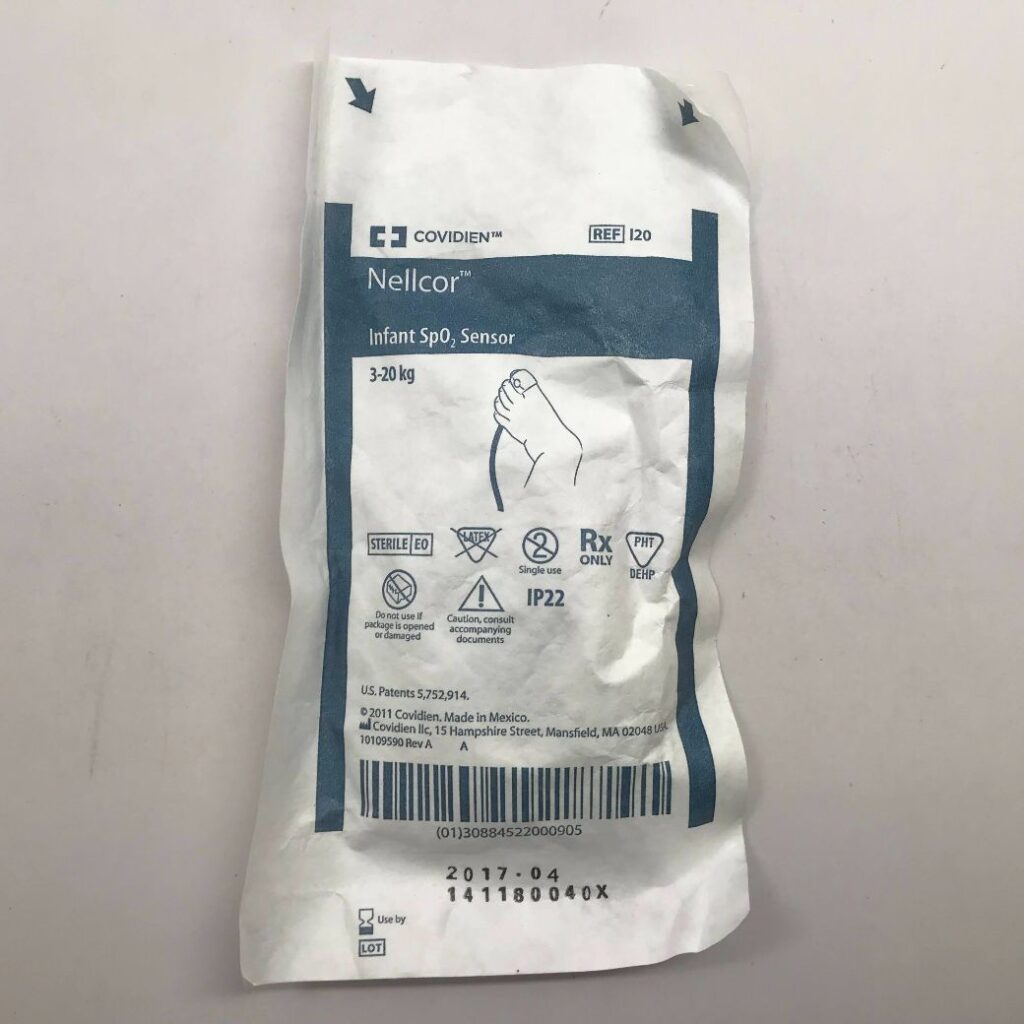 COVIDIEN I20 Nellcor Infant SPO2 Sensor, 3-20kg (X) - GB TECH USA