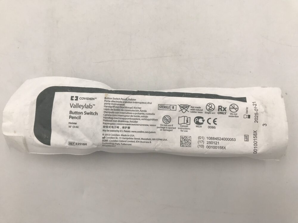 COVIDIEN E2516H Valleylab Button Switch Pencil, Holster, 10′ – GB TECH USA