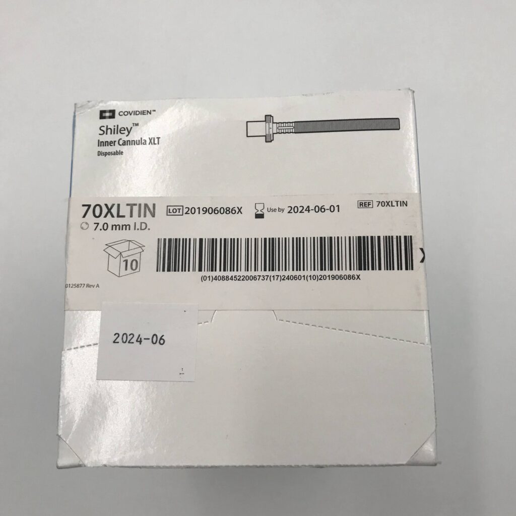 COVIDIEN 70XLTIN Shiley Inner Cannula XLT, Disposable, 7.0mm I.D. (10 ...