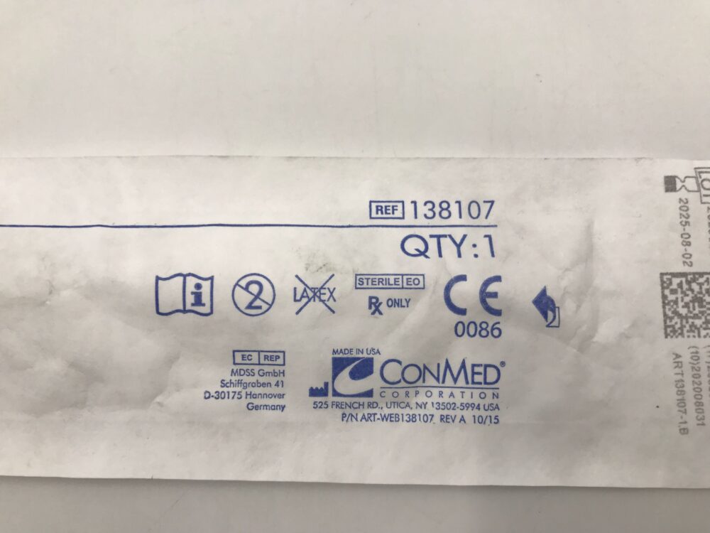 CONMED 138107 6in Flat Blade – GB TECH USA