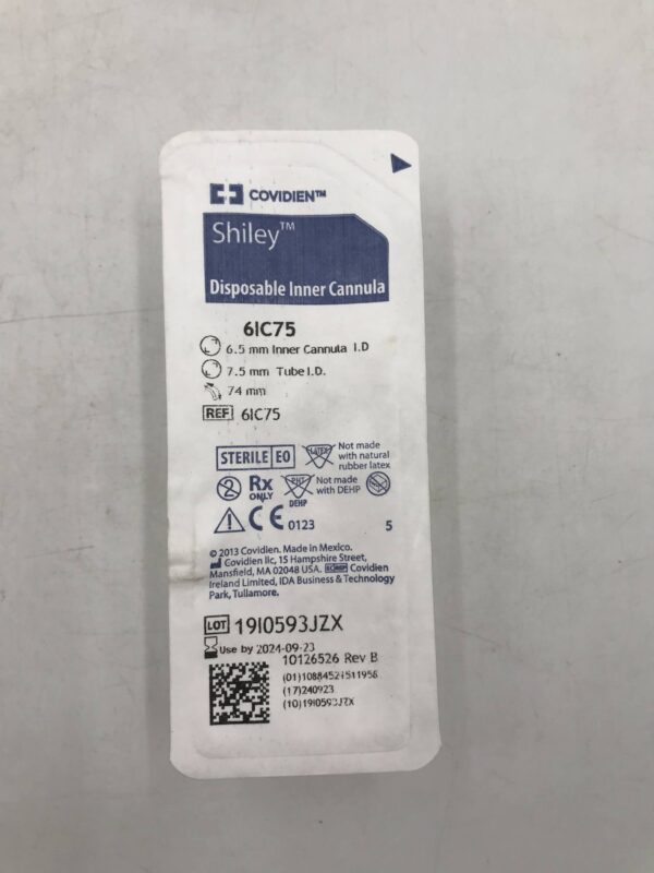 COVIDIEN 6IC75 Shiley Disposable Inner Cannula 6.5mm Inner Cannula I.D ...