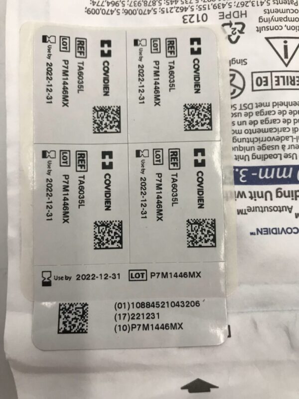 COVIDIEN TA6035L TA AutoSuture Loading Unit With DST Series Technology ...