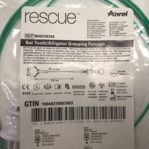 ANREI M00538350 Rescue Rat Tooth/Alligator Grasping Forceps, 2.4mm, 8mm ...