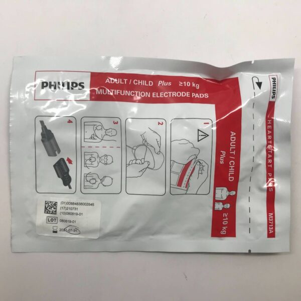PHILIPS M3713A Adult/Child Plus Multifunction Electrode Pads, 10kg (X ...