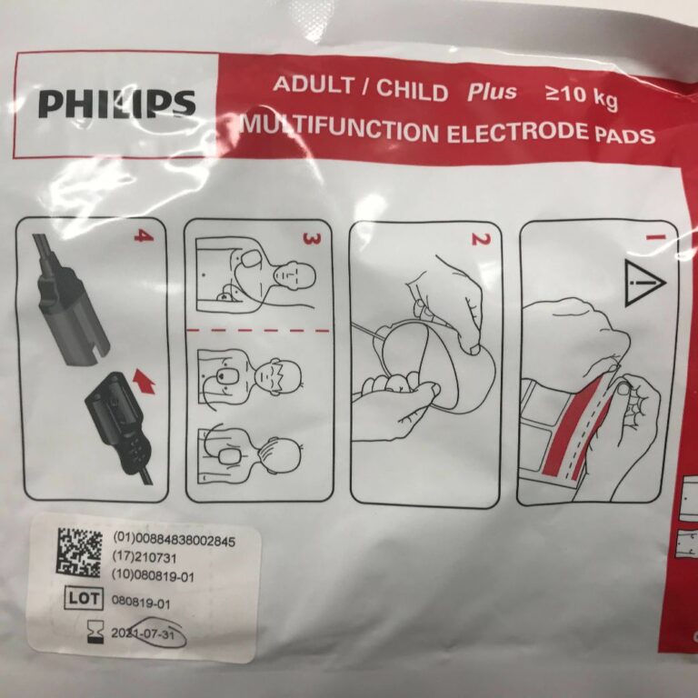 PHILIPS M3713A Adult/Child Plus Multifunction Electrode Pads, 10kg (X ...