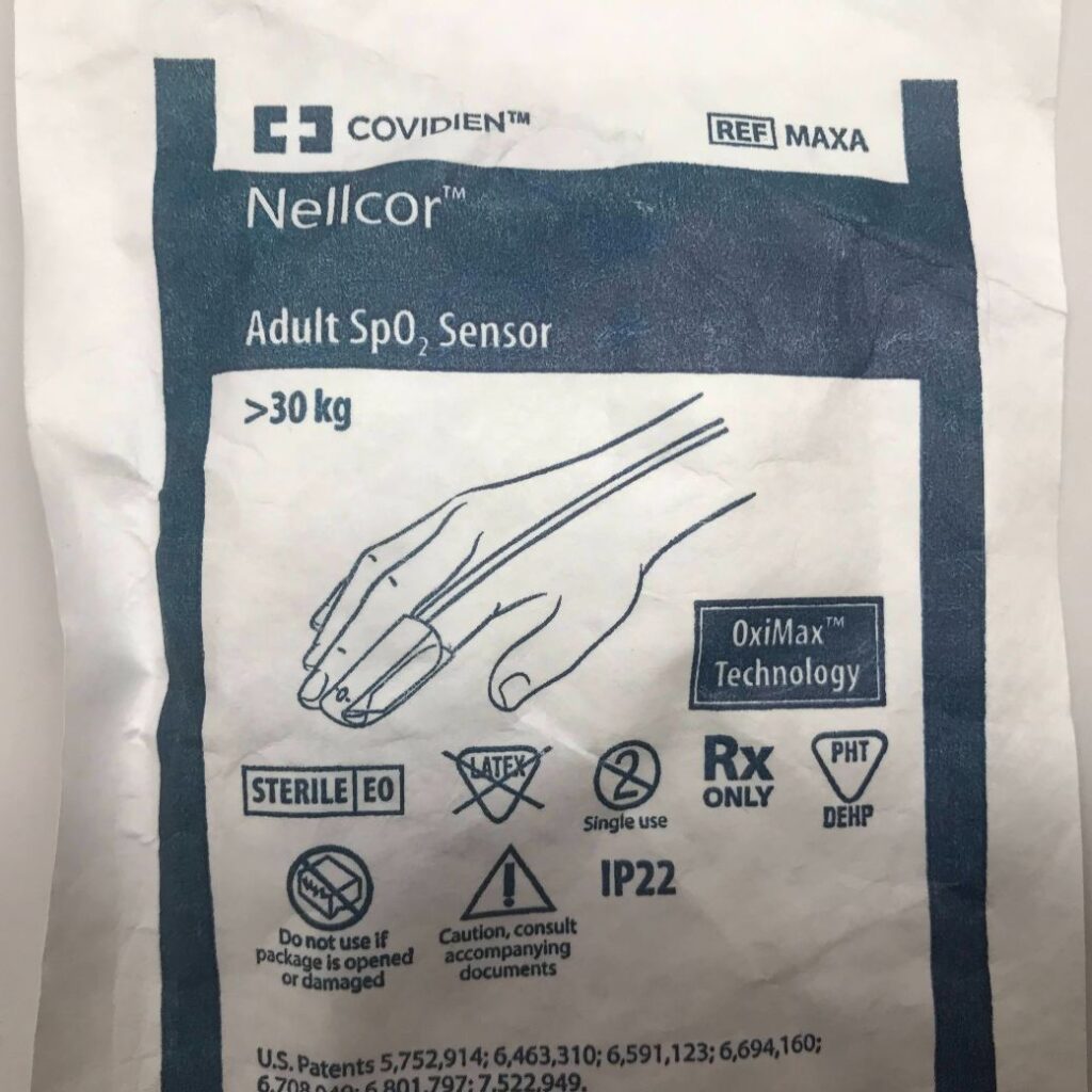 COVIDIEN MAXA Nellcor Adult SPO2 Sensor, 30kg (X) - GB TECH USA