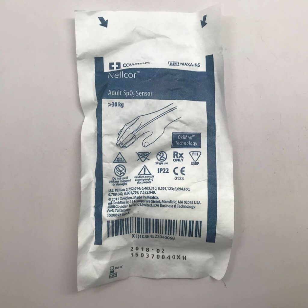 COVIDIEN MAXA-NS Nellcor Adult SPO2 Sensor, 30kg (X) - GB TECH USA