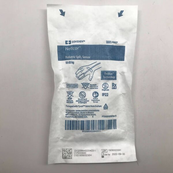 COVIDIEN MAXP Nellcor Pediatric SPO2 Sensor, 10-50kg - GB TECH USA