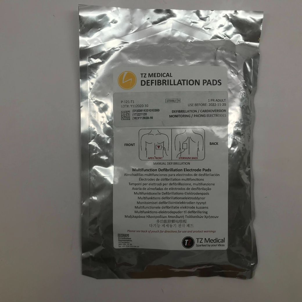 TZ MEDICAL P-121-T1 Multifunction Defibrillation Electrode Pads – GB ...