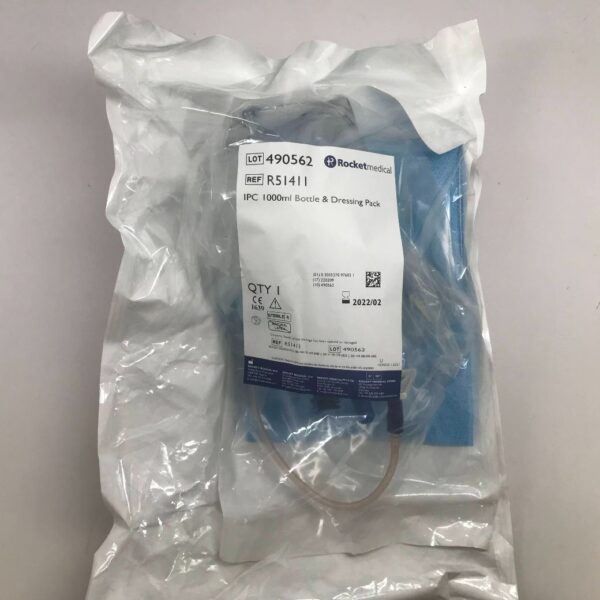 ROCKET MEDICAL R51411 IPC 1000mL Bottle And Dressing Pack (X) - GB TECH USA
