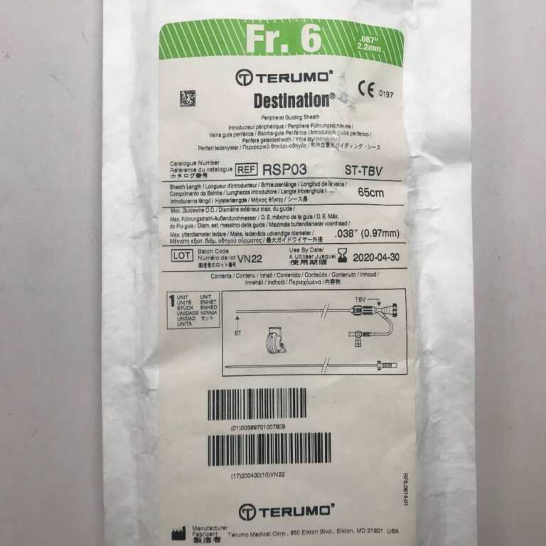 TERUMO RSP03 Destination Peripheral Guiding Sheath, 6Fr, 65cm (X) - GB ...