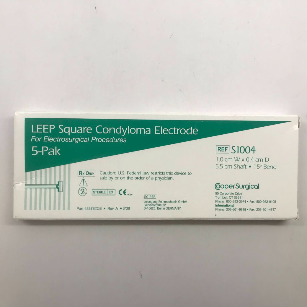 COOPERSURGICAL S1004 LEEP Square Condyloma Electrode For ...