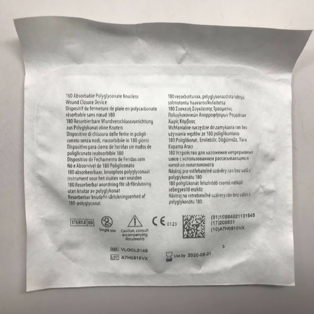 COVIDIEN VL0CL2145 V-Loc 180 Absorbable Wound Closure Device, 2-0, 3 ...
