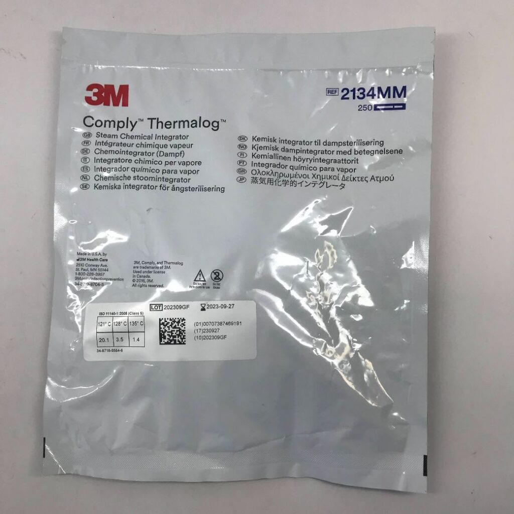 3M 2134MM Comply Thermalog Steam Chemical Integrator (250/PKG) - GB ...