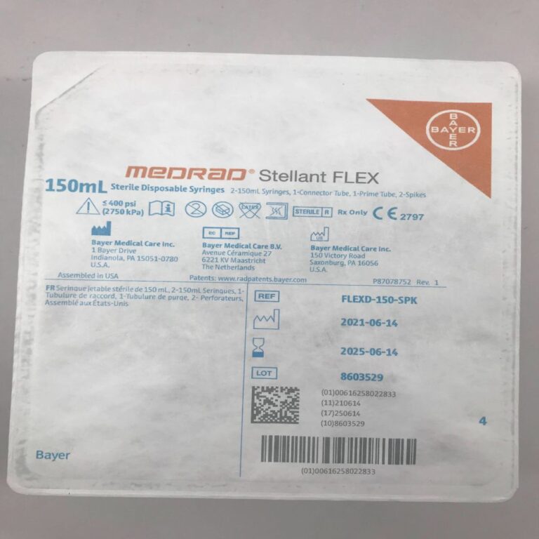 Bayer Medical FLEXD-150-SPK Medrad Stellant Flex 2 Sterile Syringes, 1 ...