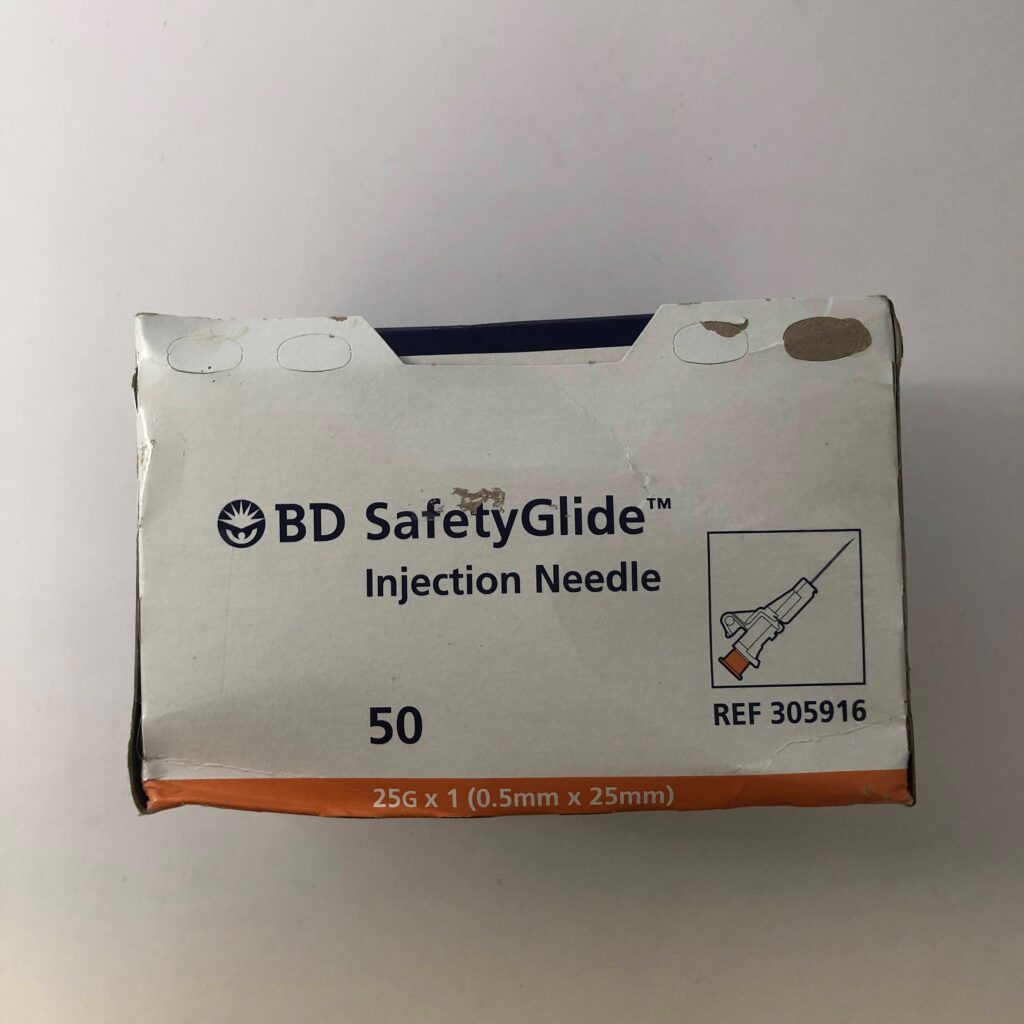 BD SafetyGlide 305916 InjectionGlide (50/Box) (x) - GB TECH USA