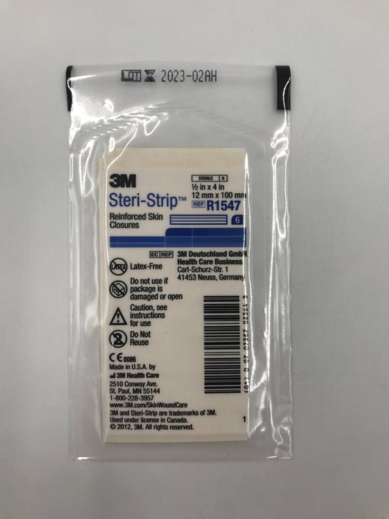 3M R1547 Steri-Strip Reinforced Skin Closures (1/2in x 4in)(12mm x ...